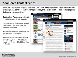 Streetwise Media: Media Ket | PPT