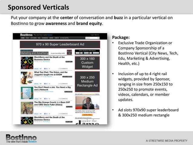 Streetwise Media: Media Ket | PPT