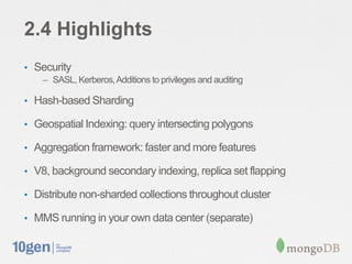 2012 mongo db_bangalore_roadmap_new | PDF | Databases | Computer Software and Applications