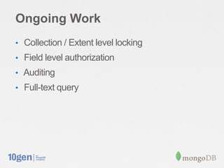 2012 mongo db_bangalore_roadmap_new | PDF | Databases | Computer Software and Applications