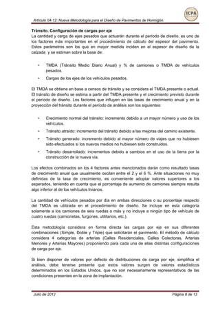 nueva metodologia diseno acpa street pave | PDF