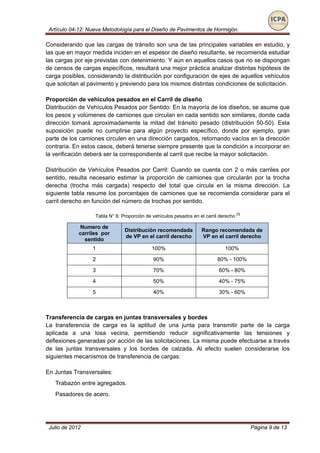 nueva metodologia diseno acpa street pave | PDF