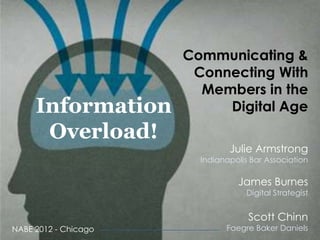 Information Overload - Building A Digital Communications Strategy | PPT ...