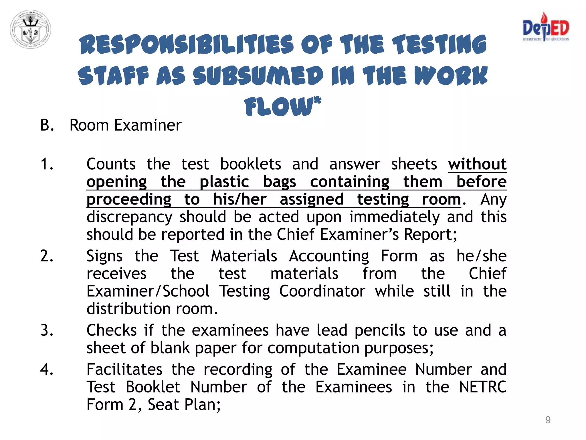 2012 NAT and NCAE | PPTX