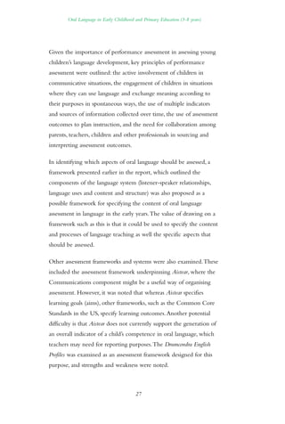 2012 ncca oral lang early childhood | PDF