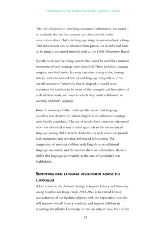 2012 ncca oral lang early childhood | PDF