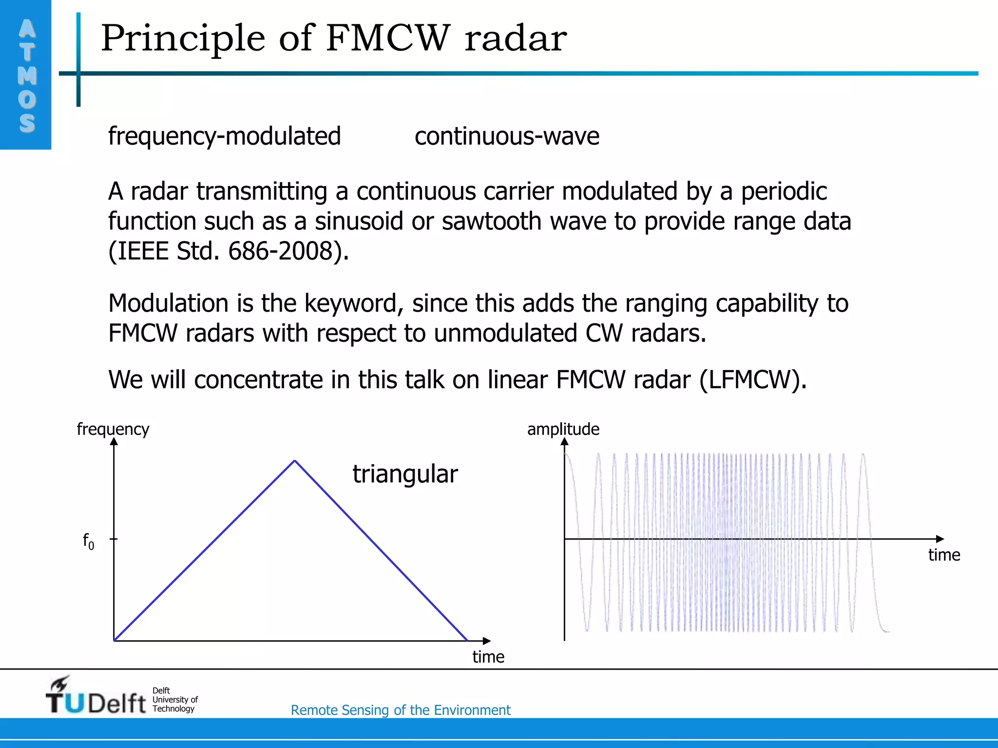 Principle of FMCW radar | PPT