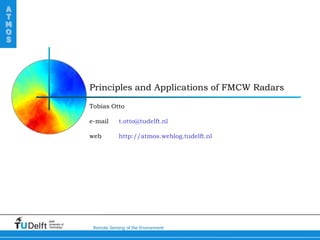 Principle of FMCW radar | PPT