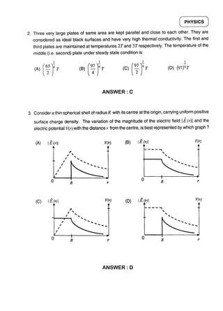 IIT-JEE Advanced 2012 Question Paper 1 | PDF