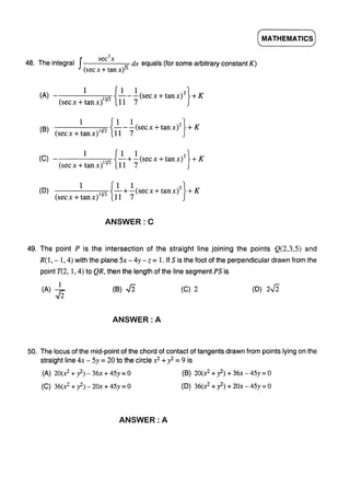IIT-JEE Advanced 2012 Question Paper 1 | PDF