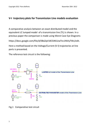 2012 pb vi trajectory plots for transmission line models evaluation | PDF