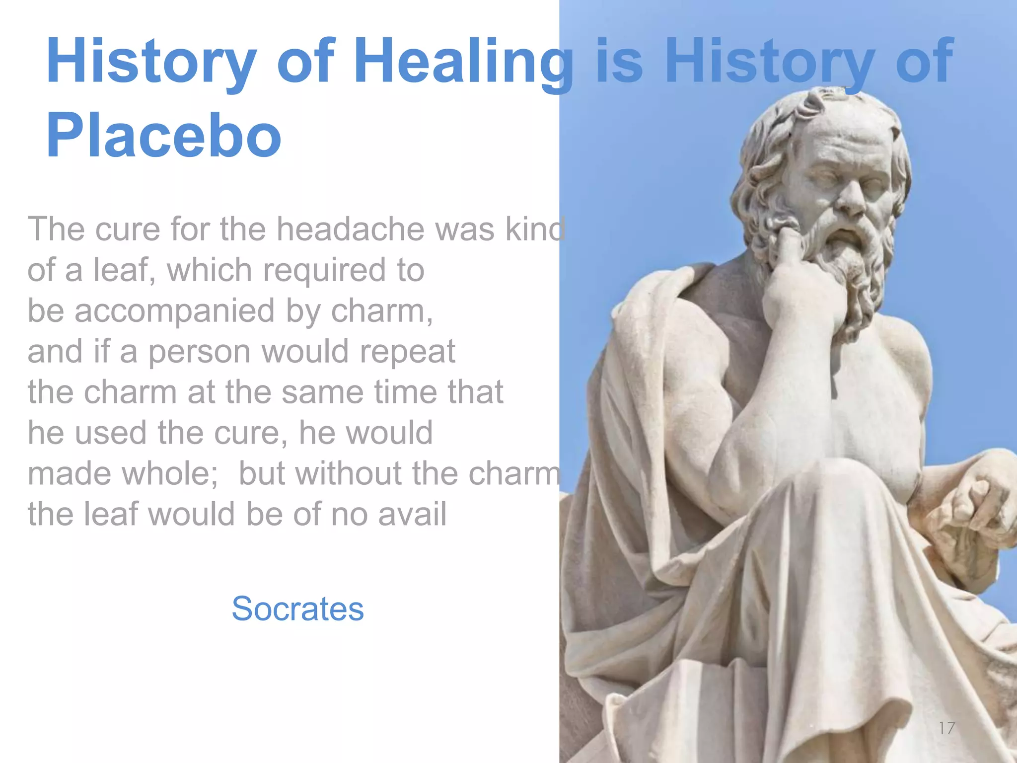 Placebo Effect In Clinical Studies | PPTX