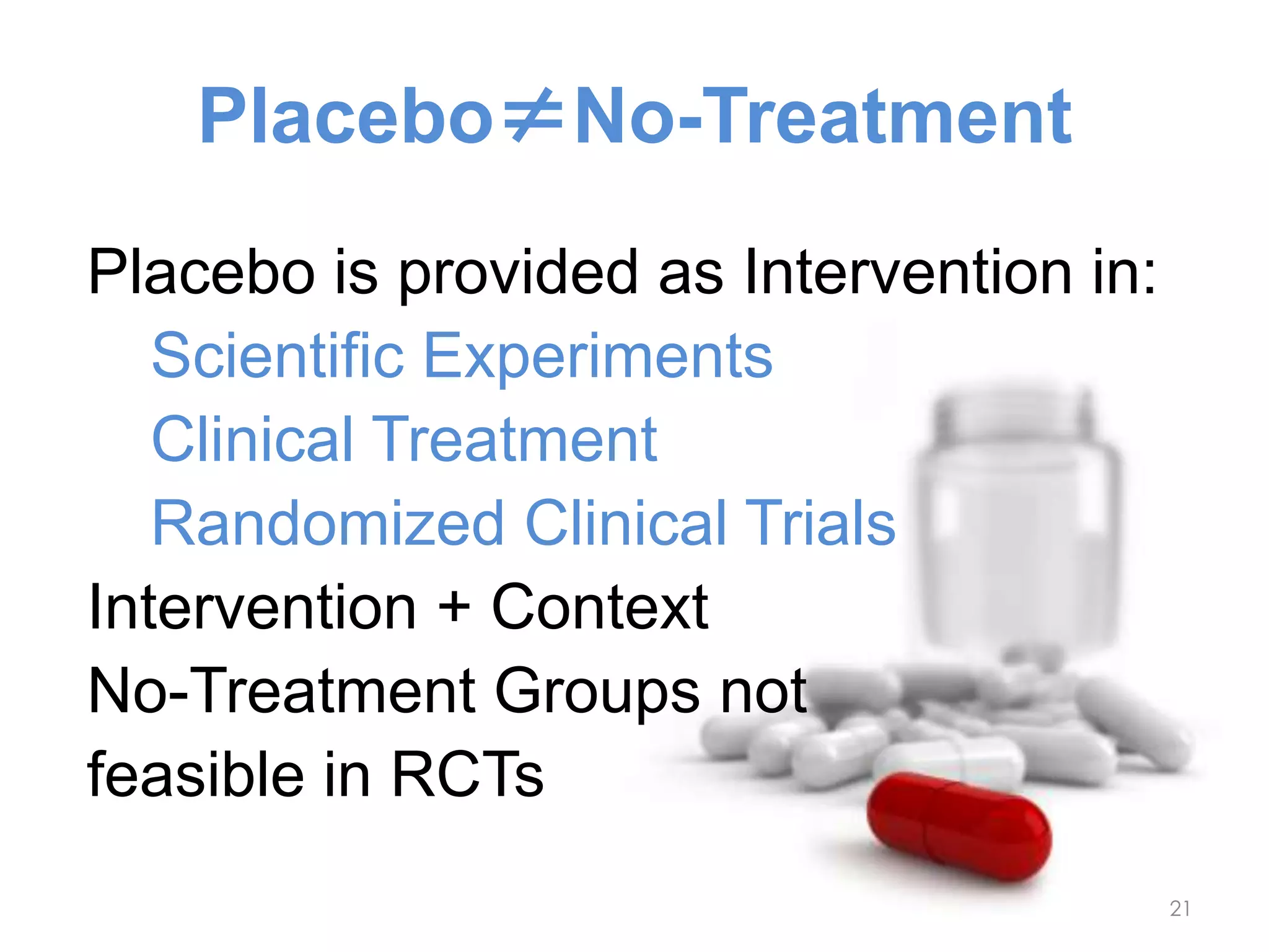 Placebo Effect In Clinical Studies | PPTX