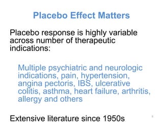 Placebo Effect In Clinical Studies | PPTX