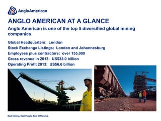 2012, PRESENTATION, ANGLO AMERICAN AN INTRODUCTION, Anglo Americam | PDF