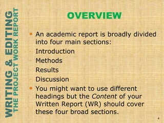 2012 report writing | PPT