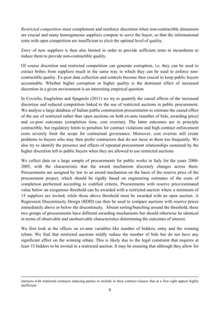 Reputation, Competition and Entry in Procurement | PDF