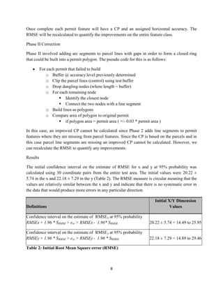 A Method for Determining and Improving the Horizontal Accuracy of Geospatial Features | DOCX ...
