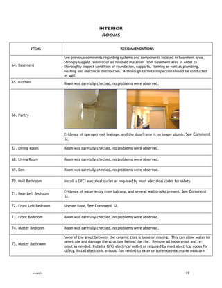 2012 sample report 50year old house | PDF