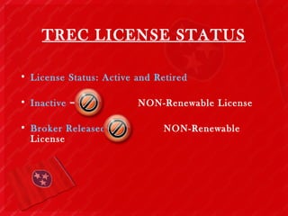 2012 TREC Seminar | PPT | Free Download