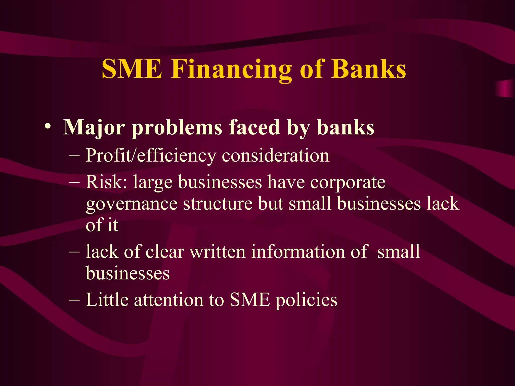 2012smefinancing in english language .ppt