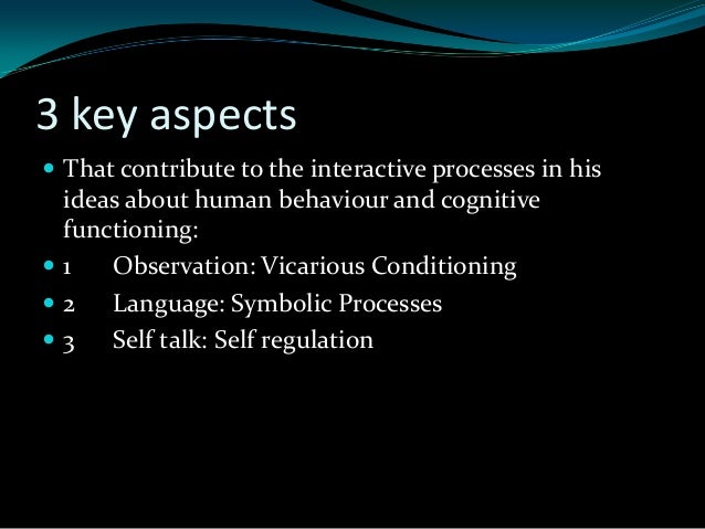 Social Cognitive Theory