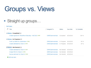 SharePoint Lists: Used, Abused and Underappreciated | PPTX