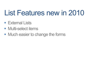 SharePoint Lists: Used, Abused and Underappreciated | PPTX