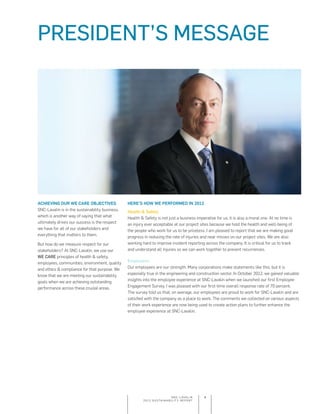 2012 Sustainability Report | PDF