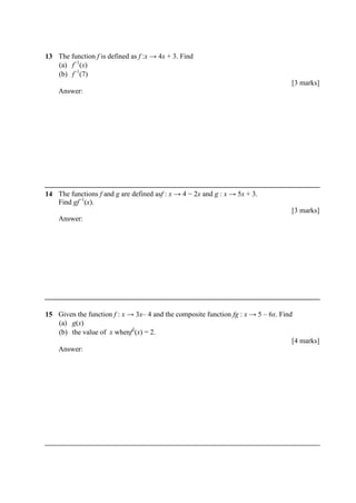 Test 1 f4 add maths | DOCX