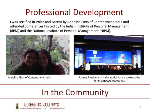 2012 the Authentic Journeys | PPT