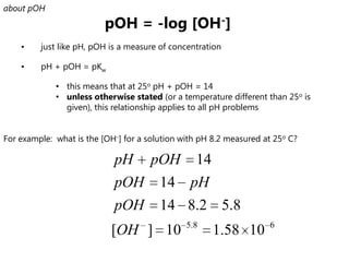 2012 topic 18 1 calculations involving acids and bases | PPT