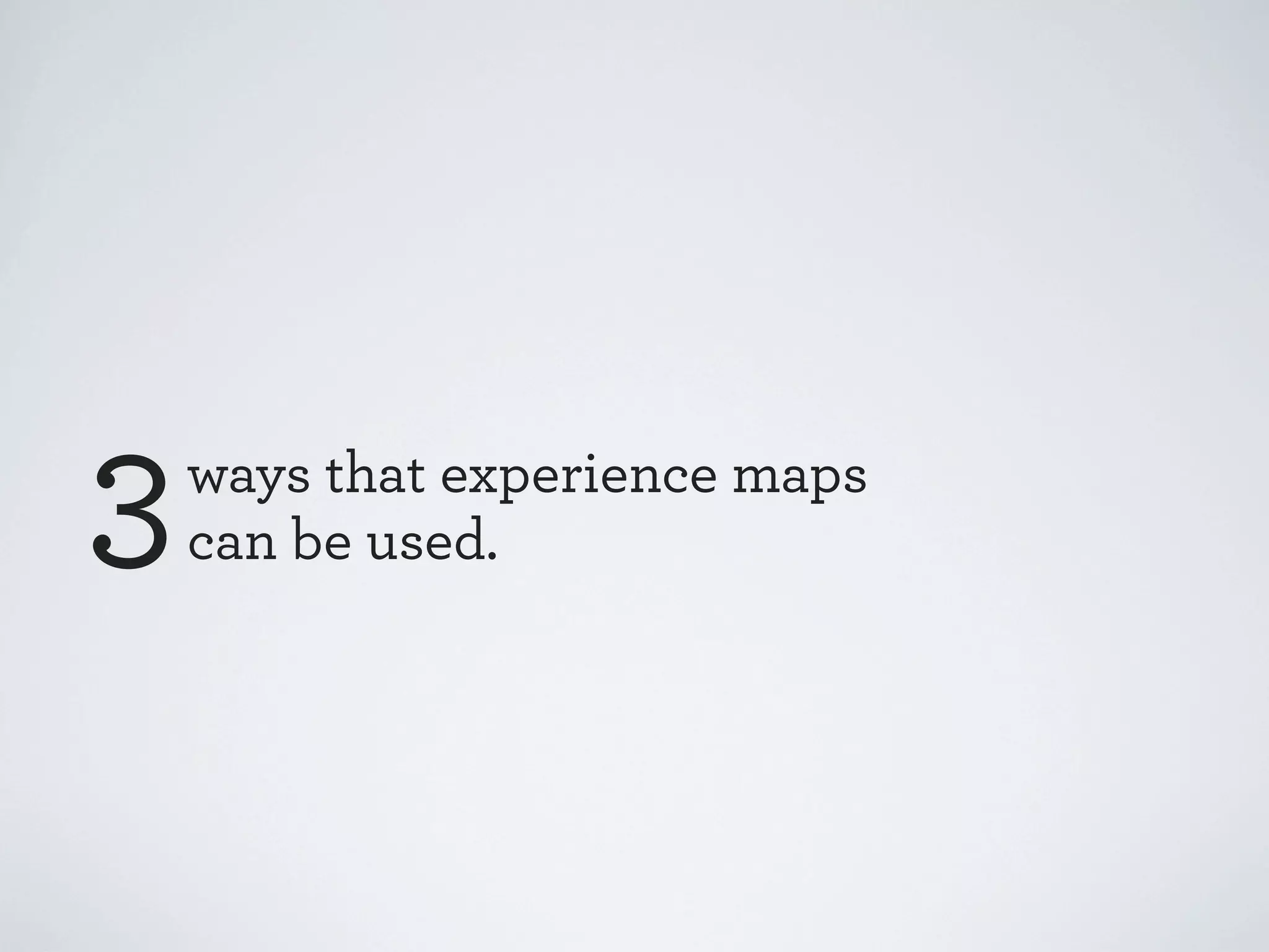 Mapping the Experience | PDF