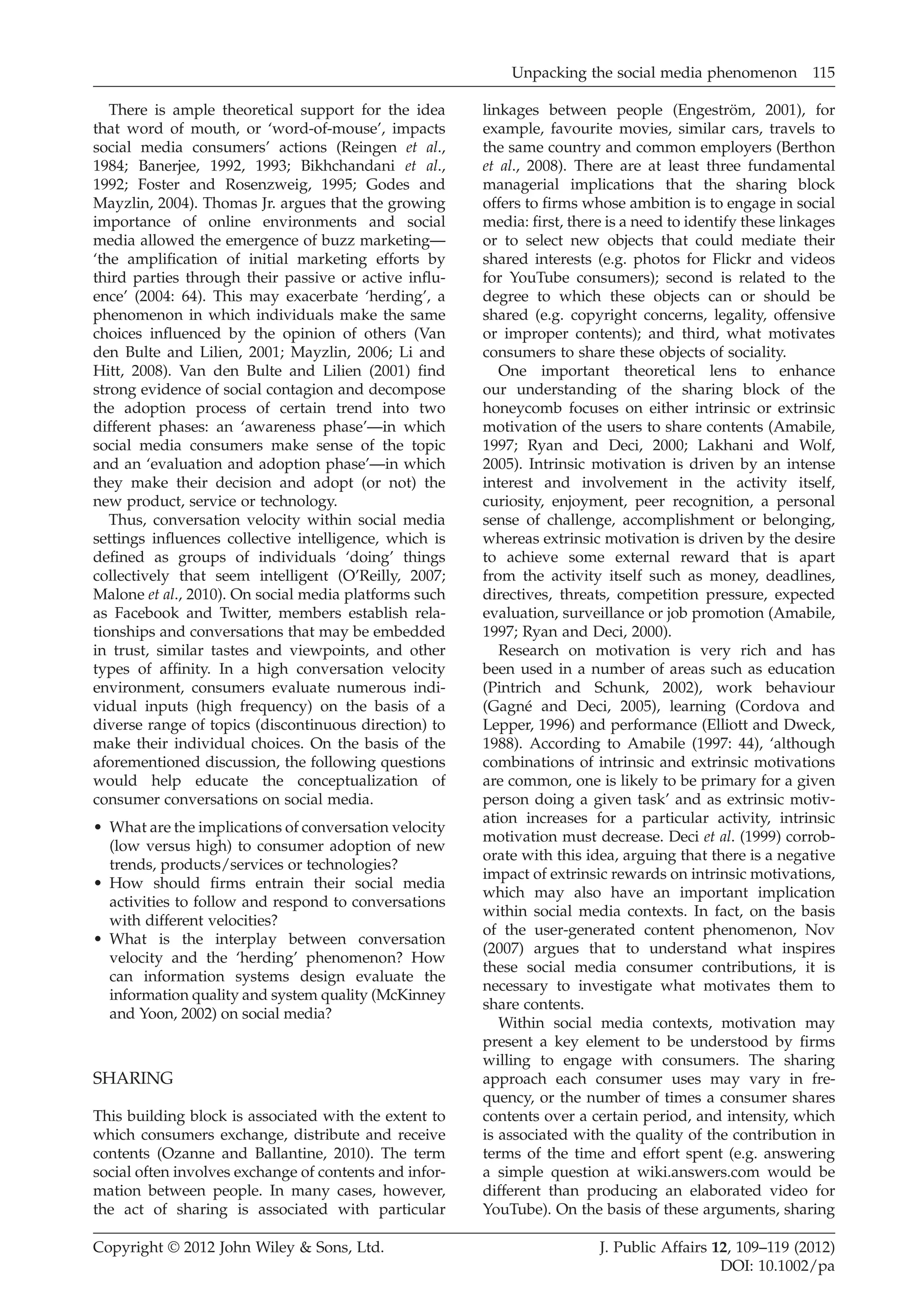 Unpacking the social media phenomenon | PDF