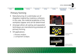 Virtual Reality in Manufacturing Processes: VDC-Whitepaper | PDF