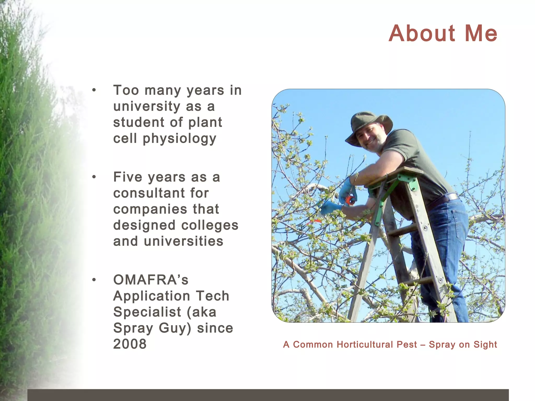 Vegetative Barriers to Spray Drift | PPT