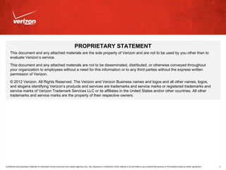 Verizon Enterprise Solutions Overview | PPT