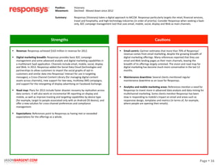 Gartner 2013 - Multichannel Campaign Management (MCCM) | PPT