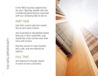 WFG - Building Better Financial Futures | PDF