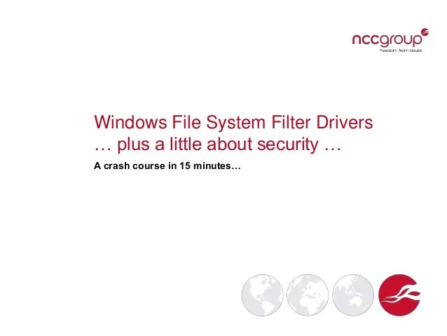 Windows file driver filter - mirrormoli