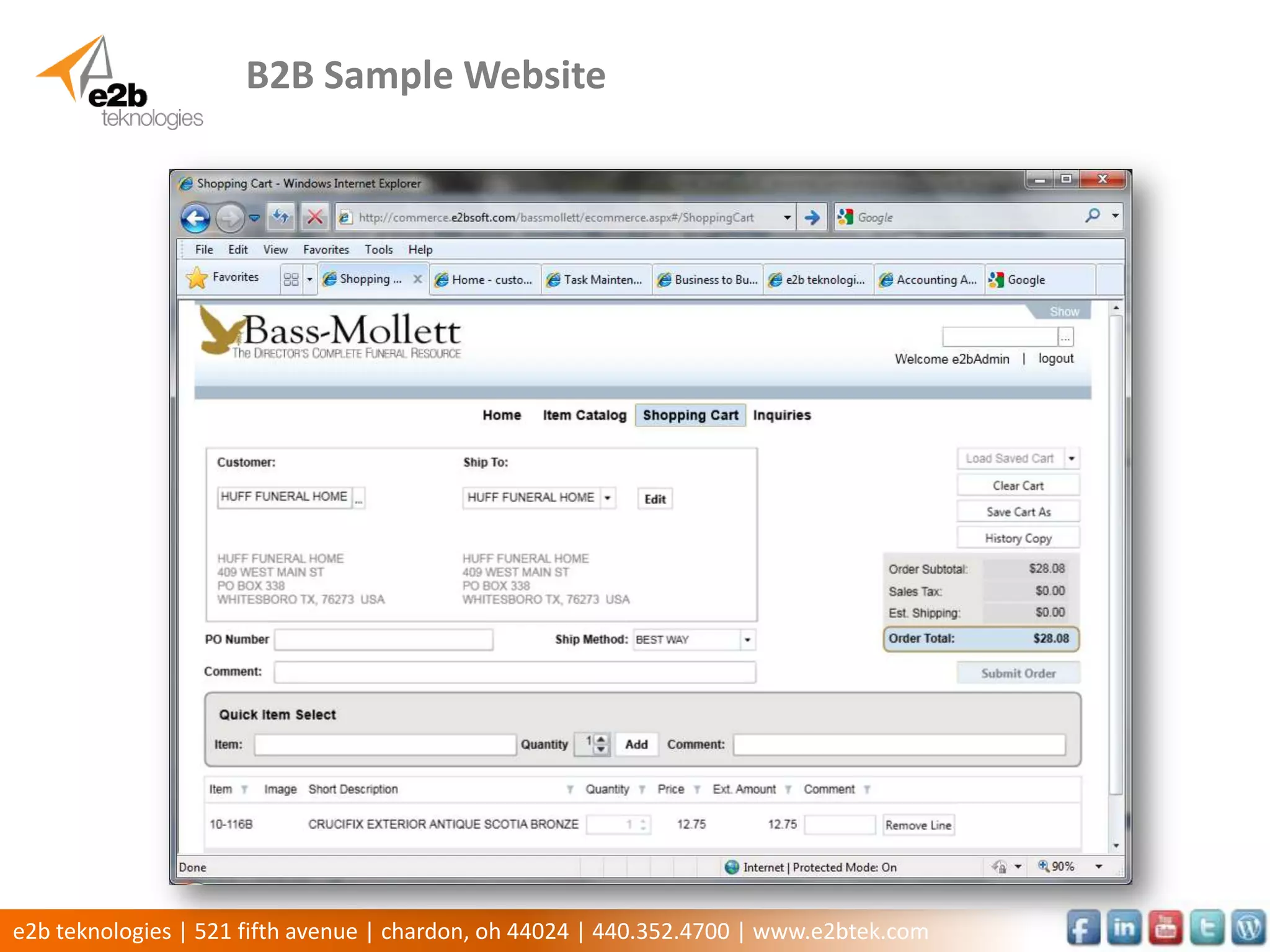 Anytime Commerce --ecommerce storefront software for your B2B | PPTX