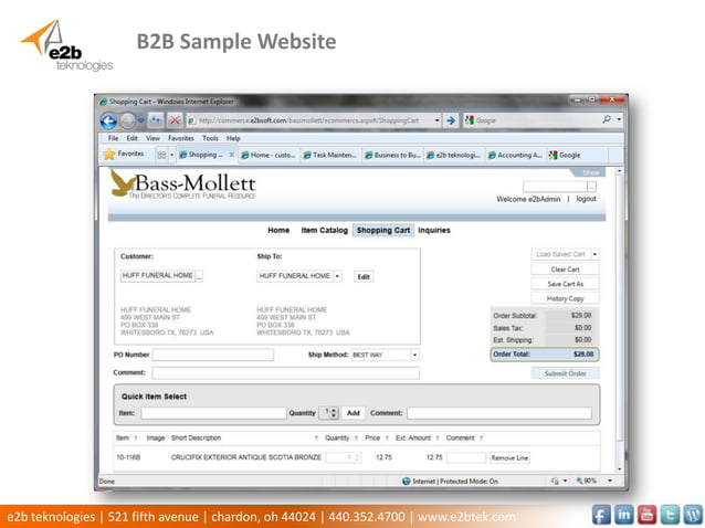 Anytime Commerce --ecommerce storefront software for your B2B | PPTX