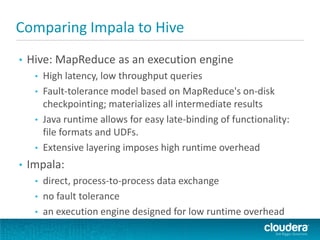 Cloudera Impala: A Modern SQL Engine for Hadoop | PPT