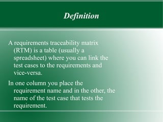 What is an RTM? | PPT