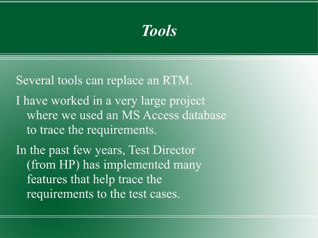 What is an RTM? | PPT