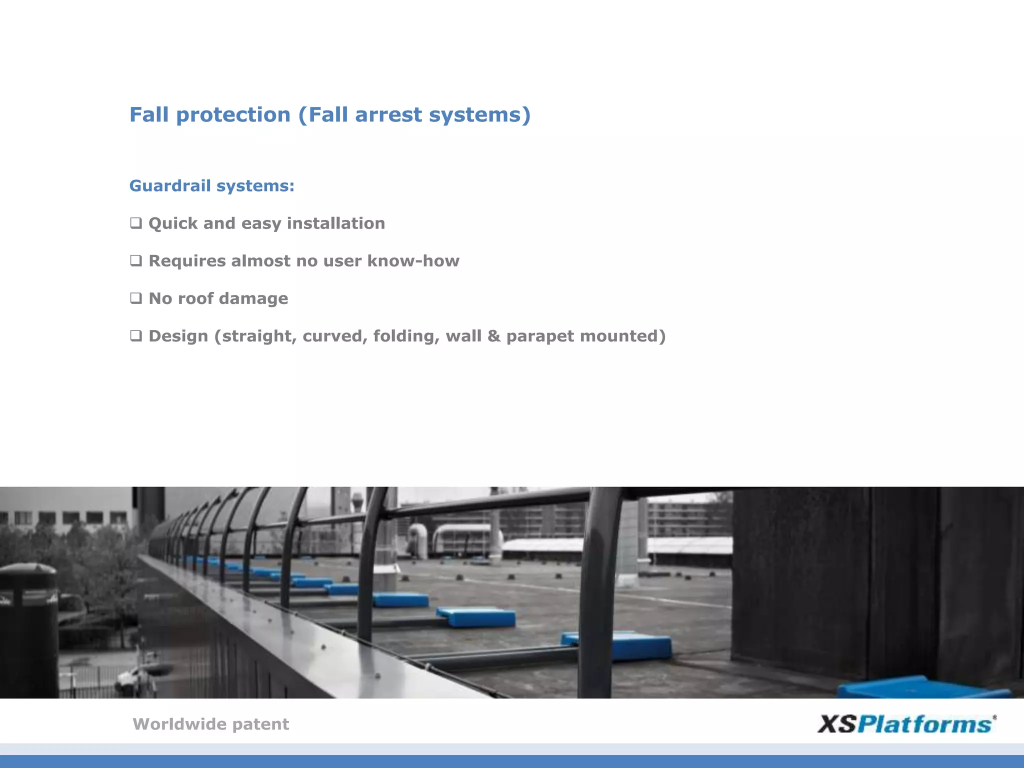 XSPlatforms' Fall protection (English) | PPT
