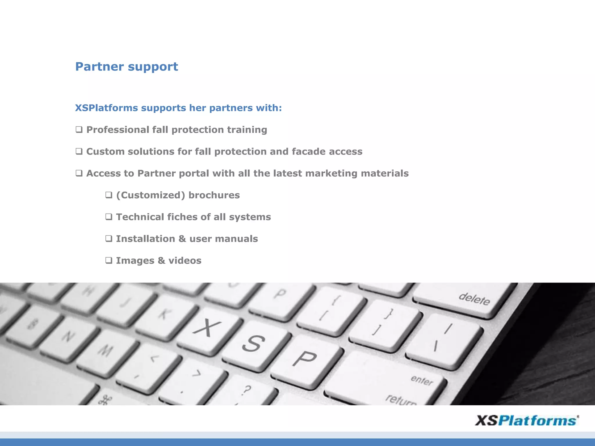 XSPlatforms' Fall protection (English) | PPT