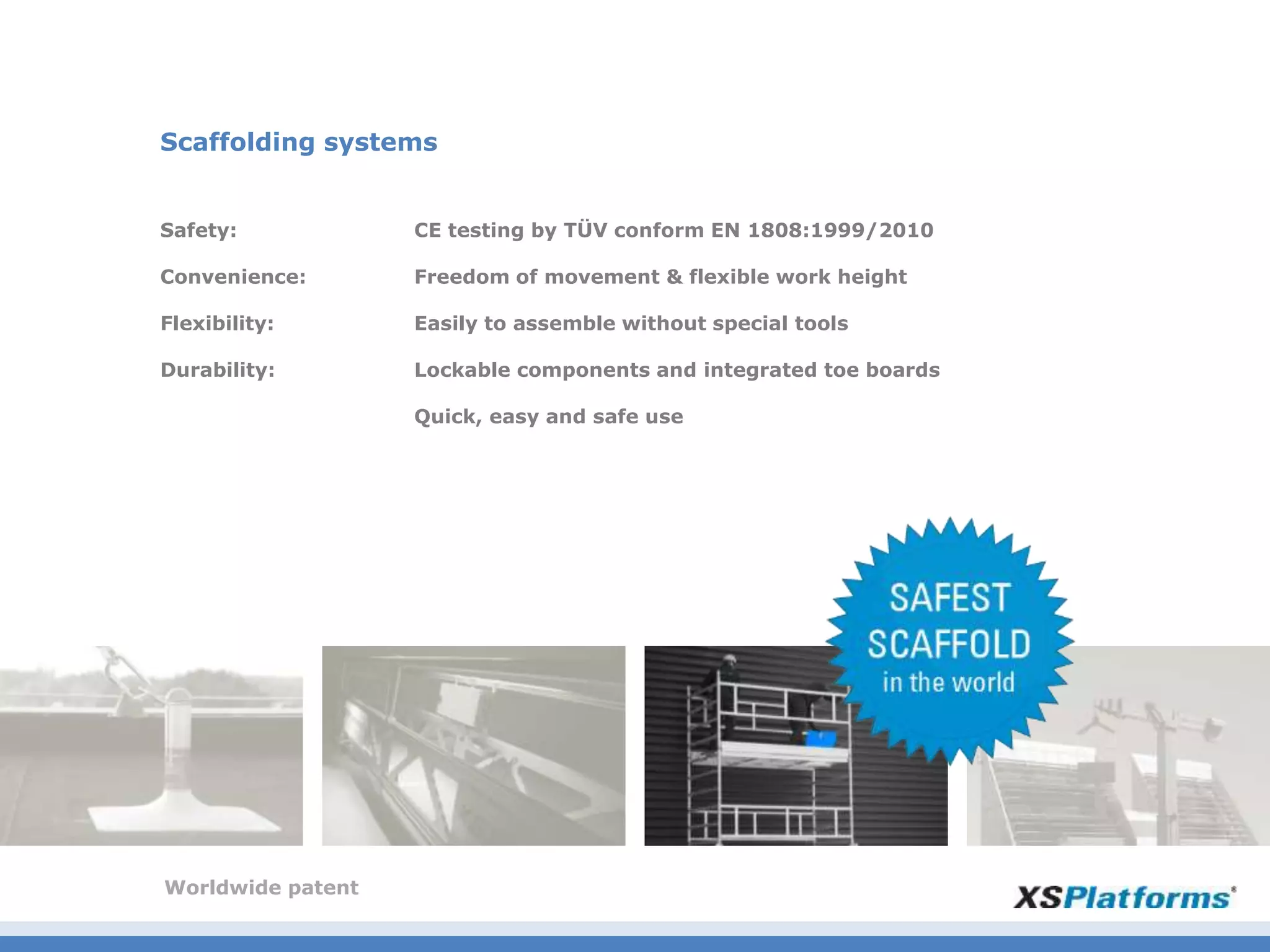 XSPlatforms' Fall protection (English) | PPT