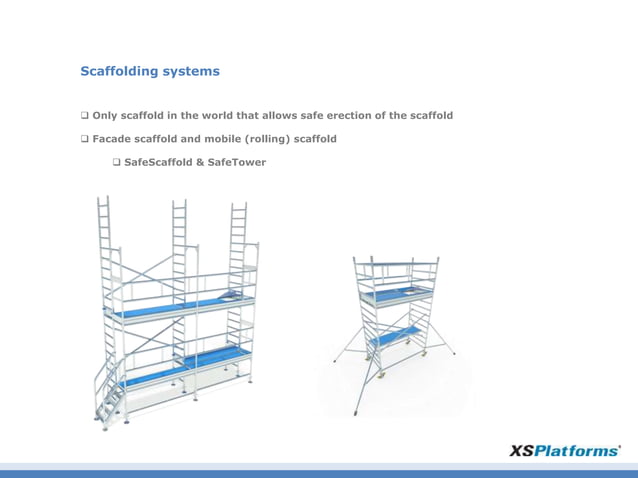 XSPlatforms' Fall protection (English) | PPT