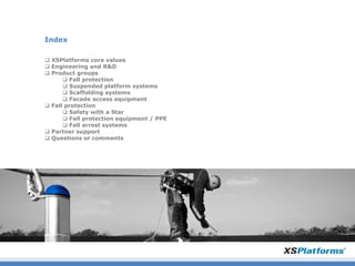 XSPlatforms' Fall protection (English) | PPT